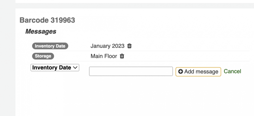 ByWater Solutions | Option to Add More Fields in the Item with a New…