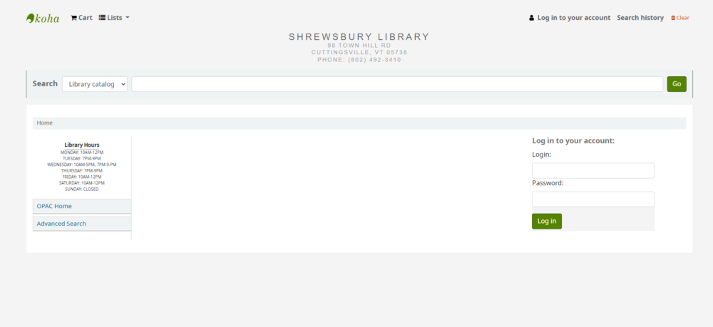 ByWater Solutions | Shrewsbury Library Goes Live on Koha with ByWater…