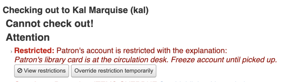 ByWater Solutions | Patron Account Messages with Koha and Aspen…